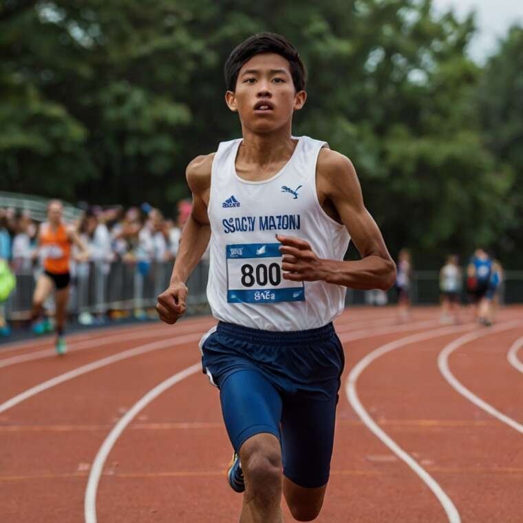 Average 800m Time by Age